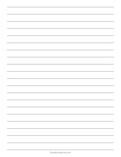 Printable Lined Paper Maker